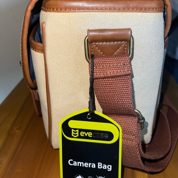 Evecase | Cameras, Photo & Video | Evecase Camera Bag Tan Canvas Belt ...
